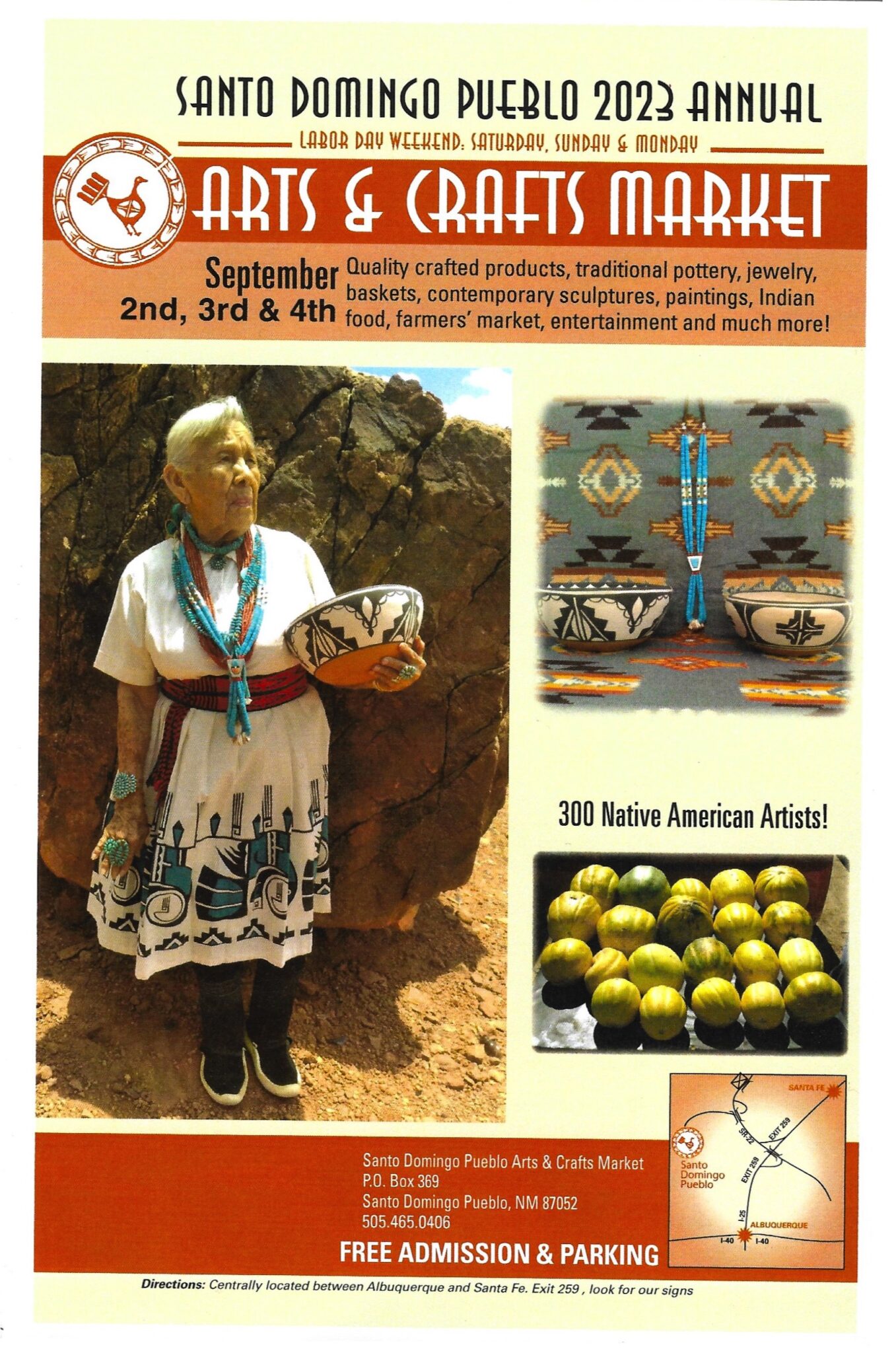 Annual Arts & Crafts Labor Day Market-Day 1 – Santo Domingo Pueblo